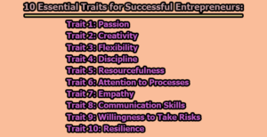 10 Essential Traits for Successful Entrepreneurs | limbd.org