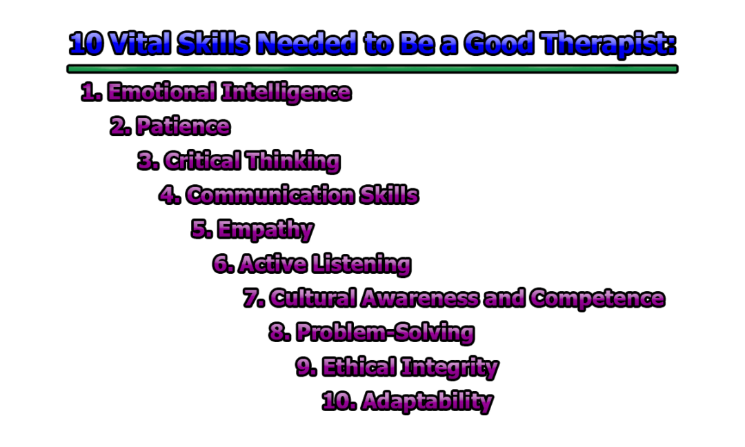 10 Vital Skills Needed to Be a Good Therapist - Library & Information ...