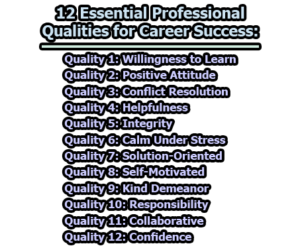 12 Essential Professional Qualities for Career Success | limbd.org