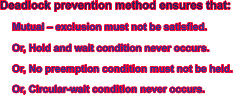Basic Concept of System Model of Deadlocks | Methods of Deadlock ...