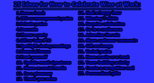 25 Ideas for How to Celebrate Wins at Work | limbd.org