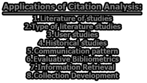 Citation Analysis | Applications of Citation Analysis | limbd.org