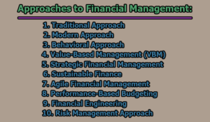 Approaches to Financial Management | limbd.org