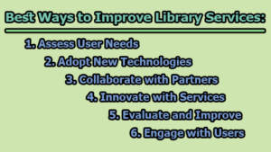 Best Ways to Improve Library Services | limbd.org