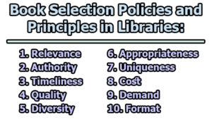 Book Selection Policies and Principles in Libraries | limbd.org