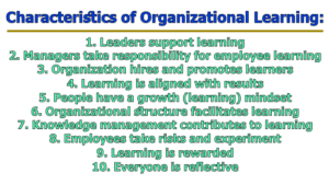 Characteristics of Organizational Learning | Dominant Modes of Organizational Learning - Library ...