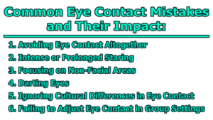 Common Eye Contact Mistakes and Their Impact | limbd.org
