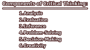 Importance and Components of Critical Thinking | limbd.org