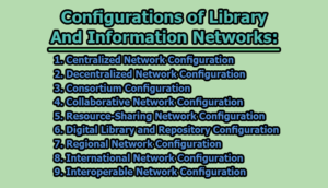 Configurations of Library and Information Networks | limbd.org