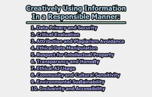 Creatively Using Information in a Responsible Manner | limbd.org