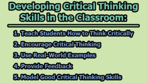 Developing Critical Thinking Skills in the Classroom | limbd.org