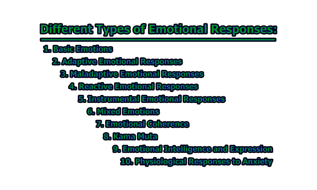 Different Types of Emotional Responses - Library & Information Management Different Types of Emotional Responses - Library & Information Management