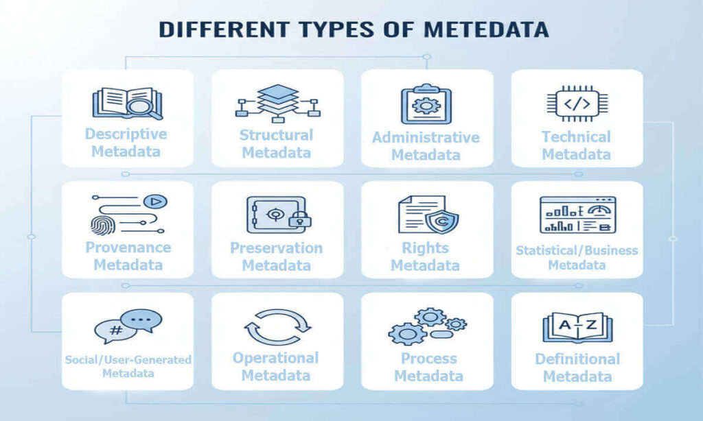 Different Types of Metadata - Library & Information Management
