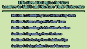 Effective Strategies for New Leaders to Build and Nurture Their Networks