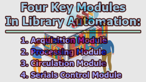 Four Key Modules in Library Automation - Library & Information Management