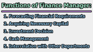 Functions of Finance Manager - Library & Information Management