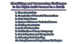 Identifying and Overcoming Challenges in the Night Audit Process in a Hotel