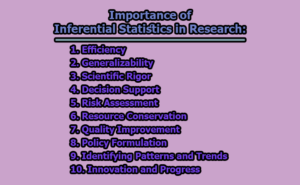 Importance of Inferential Statistics in Research | limbd.org