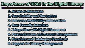 Importance of OPAC in the Digital Library | limbd.org