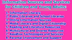 Information Sources and Services for Children and Young Adults