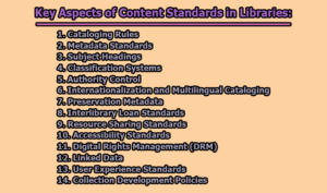 Key Aspects of Content Standards in Libraries | limbd.org