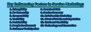 Service Marketing | Importance, Types & Key Influencing Factors in ...