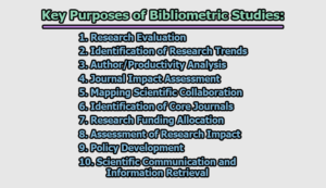 Key Purposes of Bibliometric Studies - Library & Information Management
