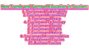 New Trends and Forms of Education in Tourism | limbd.org