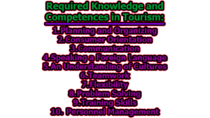 Required Knowledge and Competences in Tourism | limbd.org