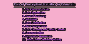 Role of Descriptive Statistics in Research - Library & Information ...