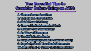 Ten Essential Tips to Consider Before Using an ATM | limbd.org