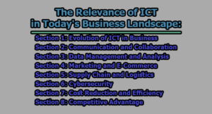 The Relevance of ICT in Today's Business Landscape | limbd.org