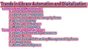 Trends in Library Automation and Digitalization | limbd.org