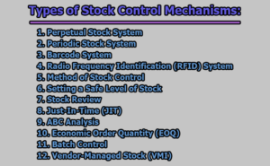 Types of Stock Control Mechanisms | Library & Information Management